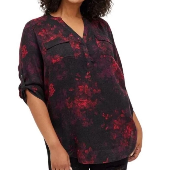 torrid | Tops | Torrid Harper Top Flannel Tunic 2x | Poshmark